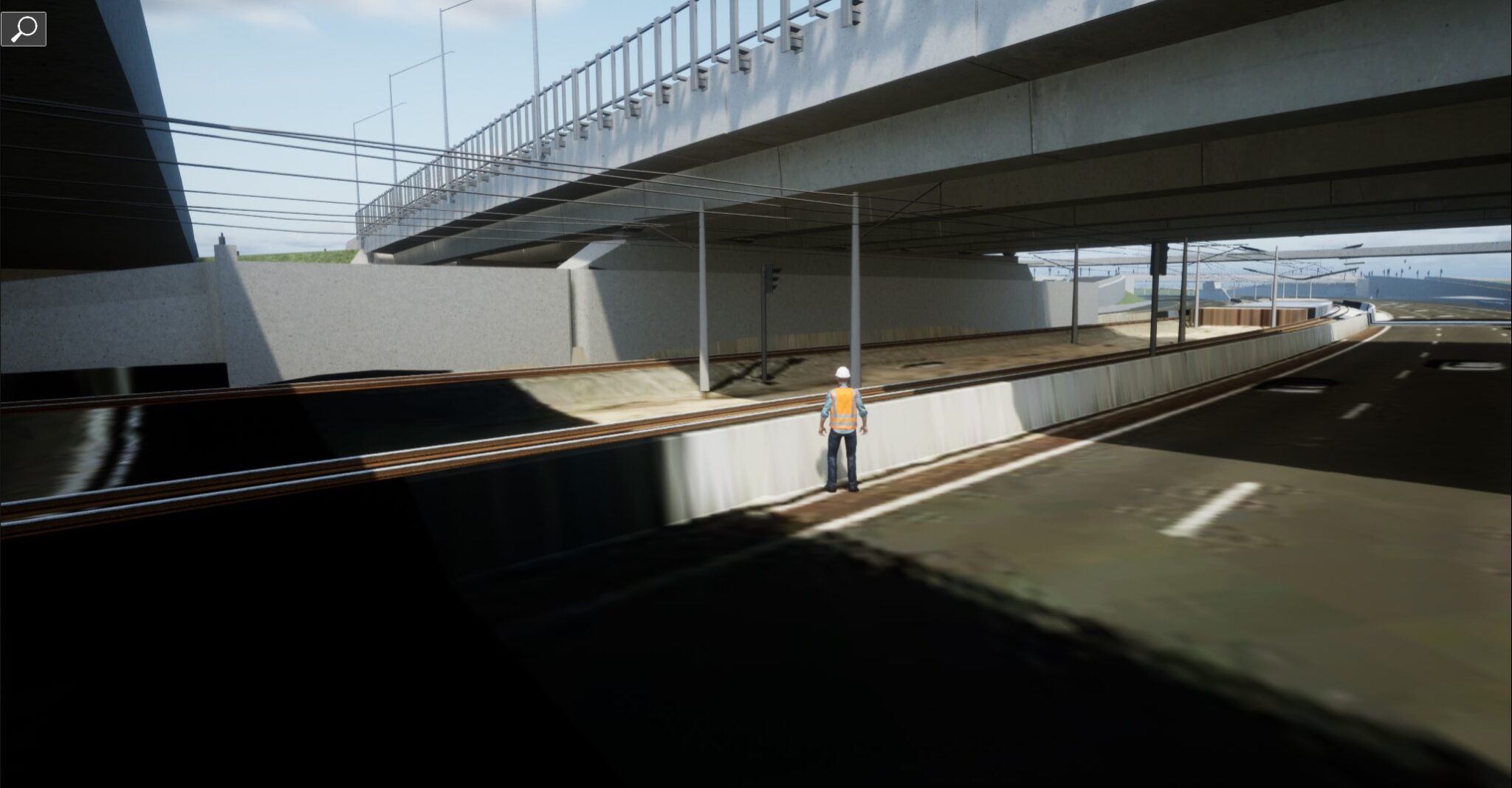 Construction staging planning approvals for bridge with Acciona