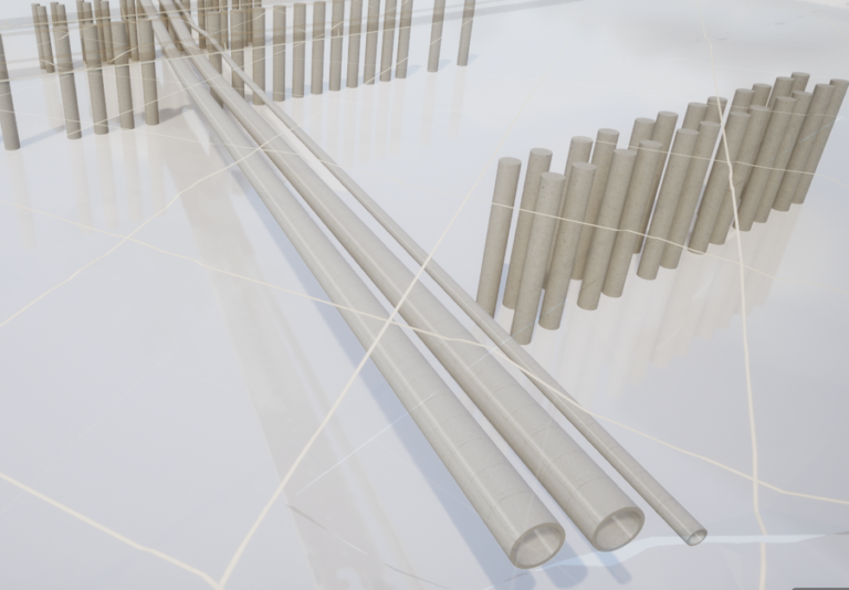 Construction staging planning approvals for bridge with Acciona